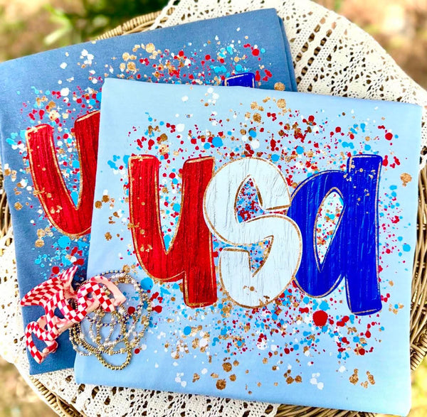 USA Splatter – Growing Green Designs Co